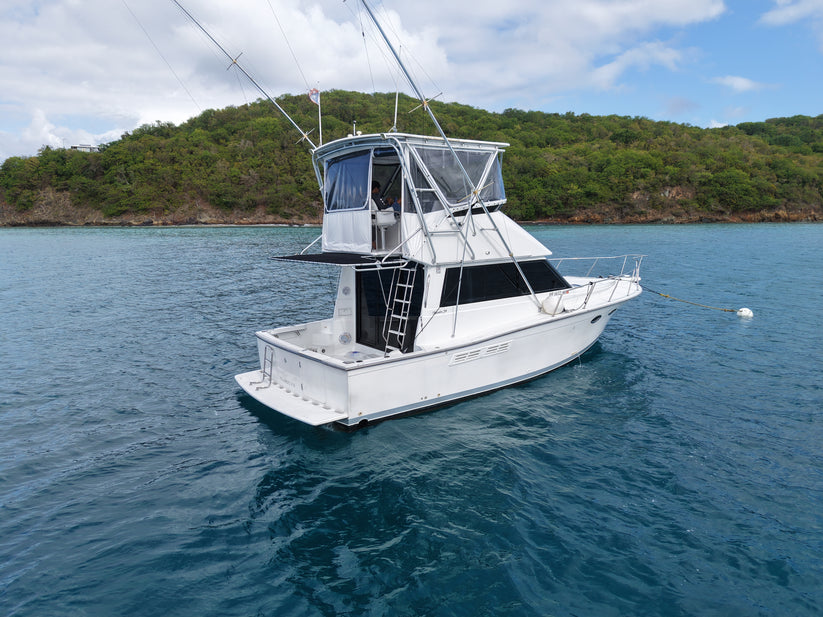 34' Islander (10 Passengers max) – puertoricoboatcharters